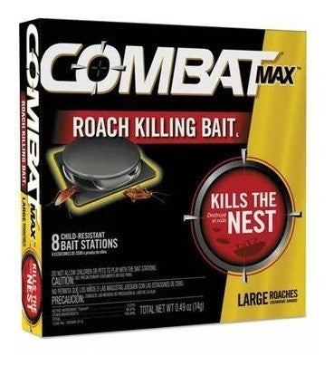 Combat Max Estaciones De Cebo Cucarachas Grandes – Bodecor